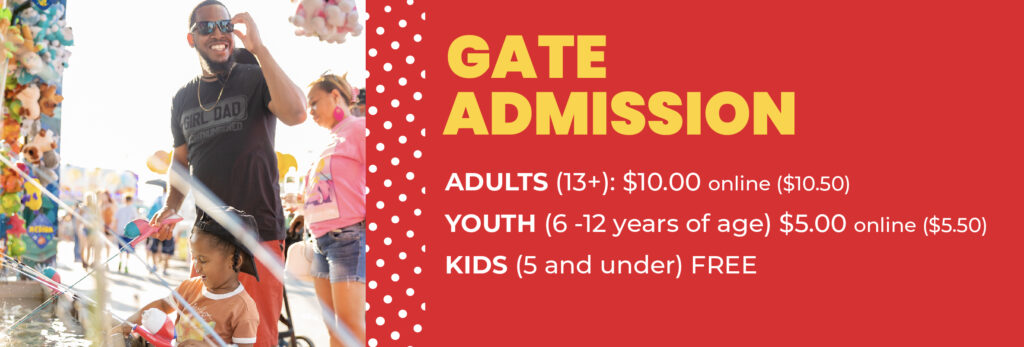 Gate Admissions & Promos | Delaware State Fair